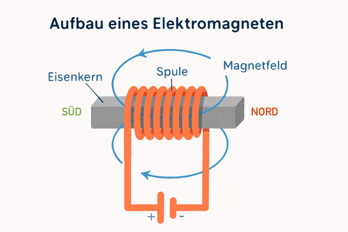 Elektromagnet – Funktionsweise, Aufbau und Anwendungen